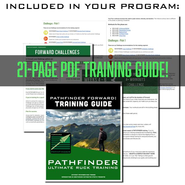 Ruck Training - PATHFINDER Forward™ - Ruck Training Program ...